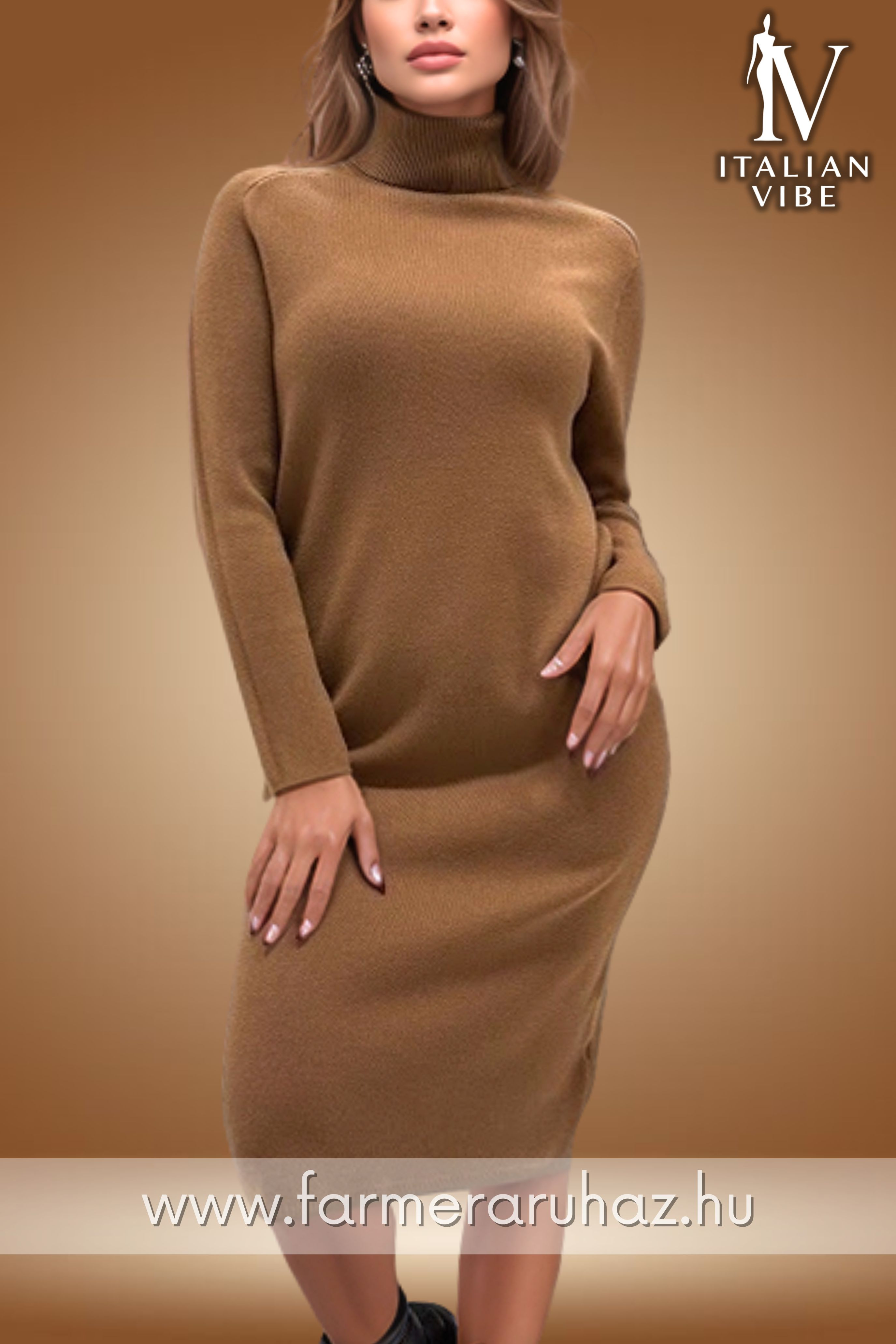 Italian Vibe női kötött ruha 2530247 | Italian Vibe 2025 őszi új ...