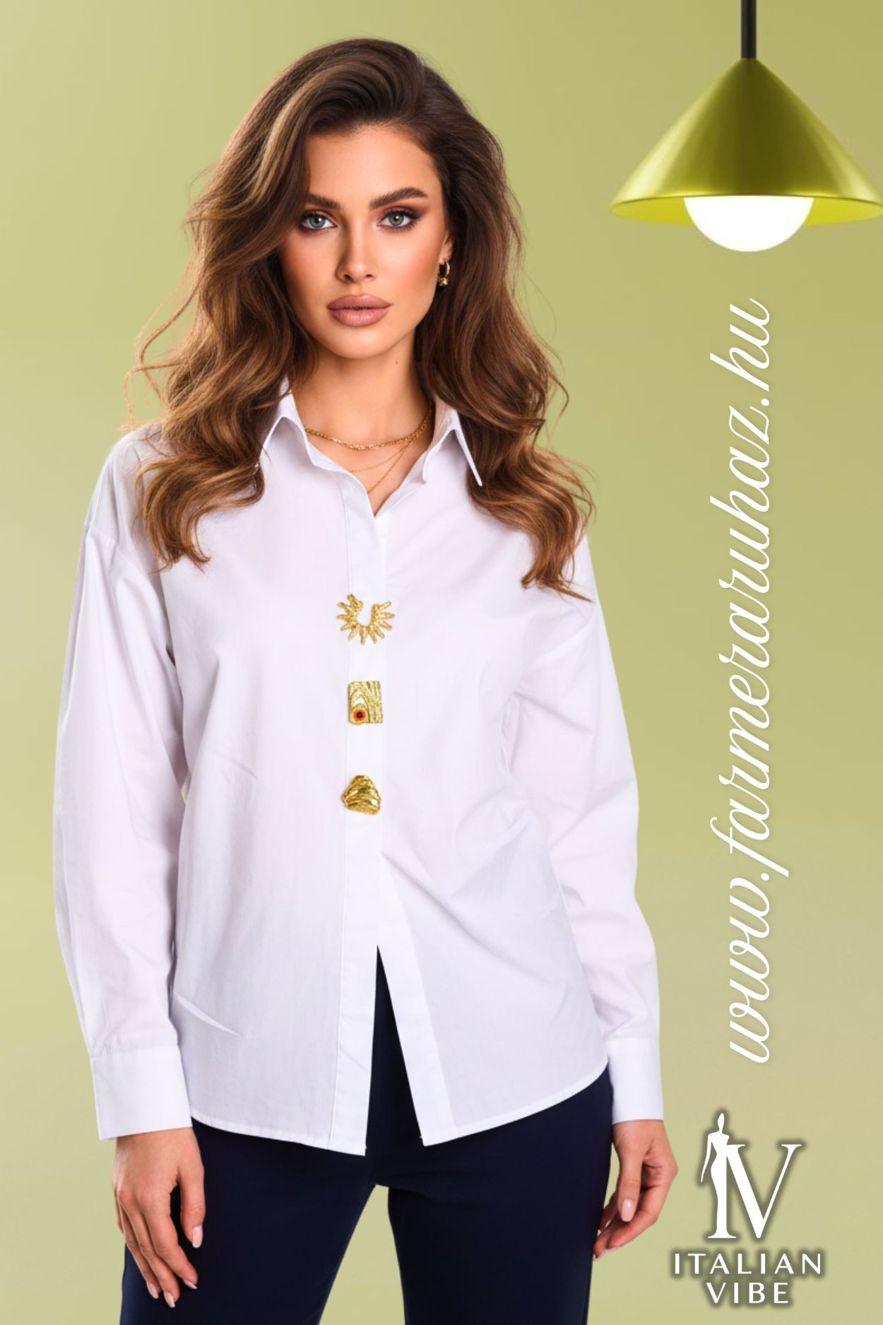 Italian Vibe női ing 2610150 | Italian Vibe 2026 tavaszi-nyári női ...